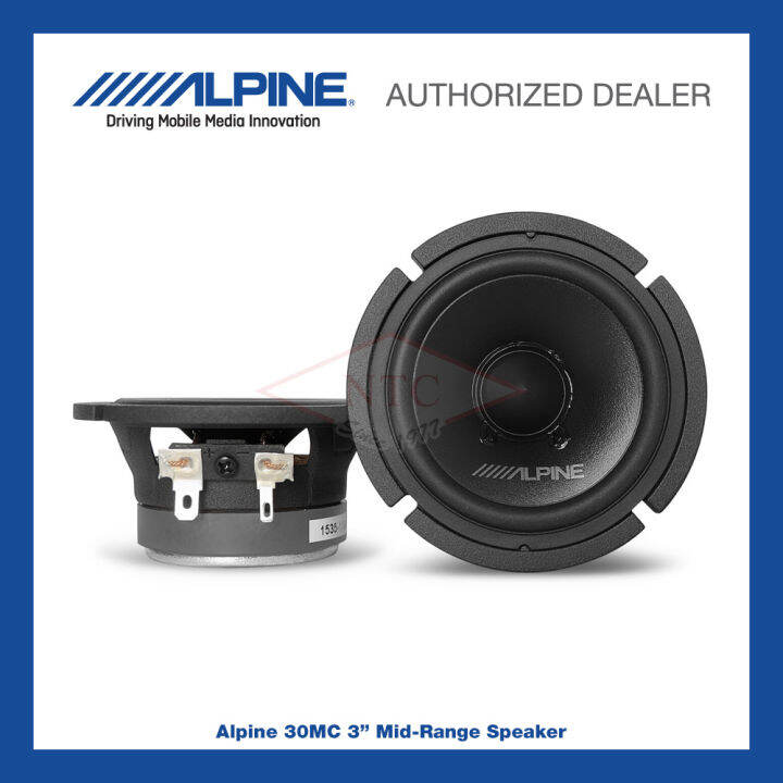 ALPINE Car Audio 30MC 3 inch Mid-Range Speaker | Lazada