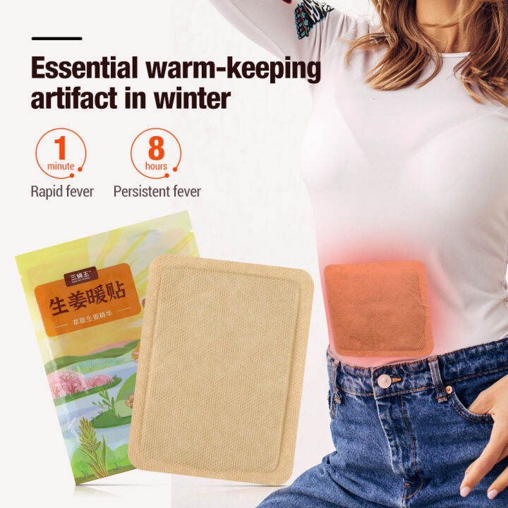 PASTSKY Ginger Warming Patch Winter Self-heating Warming Sticker ...