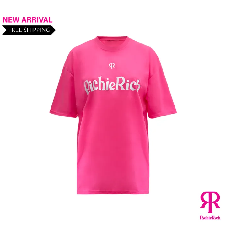 RICHIERICH By TandT - RICHIE RICH LOGO PRINTED COTTON JERSEY T-SHIRT ...