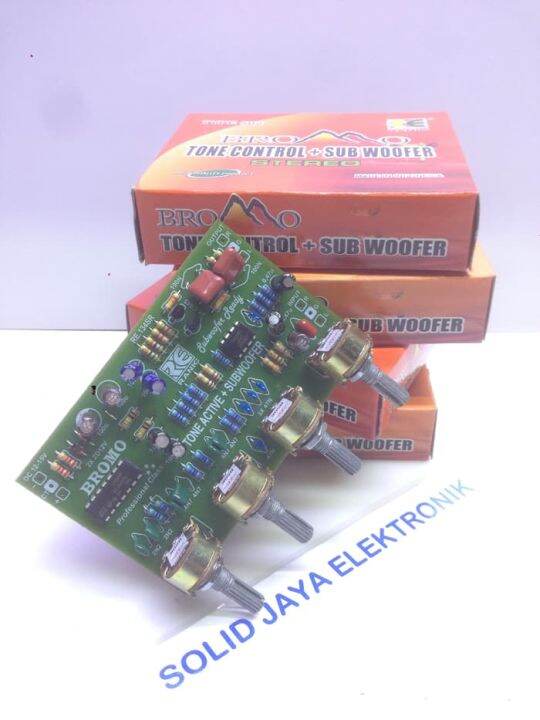 KIT TONE CONTROL SUBWOOFER BROMO RANIC 502 KIT HI FI TONE KONTROL SUB ...