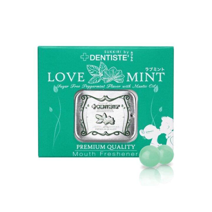 Dentiste Love Mint เดนทิสเต้ เลิฟมินท์ ลูกอม ระงับกลิ่นปาก รู้สึกเย็น หอมสดชื่น ภายใน 3 วินาที ...