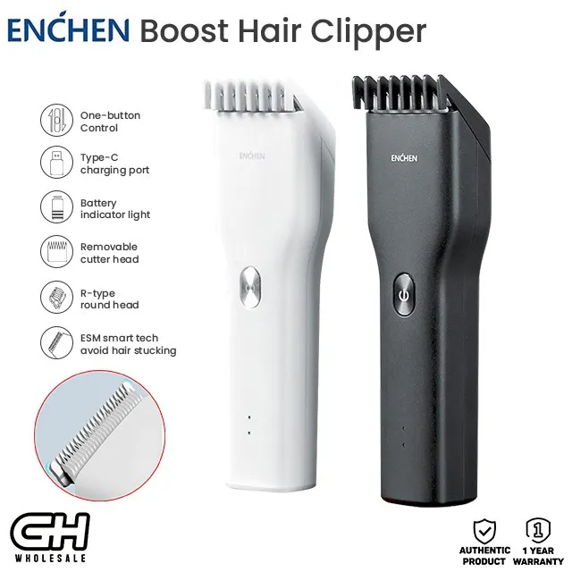 Enchen Boost Hair Clipper Shaver Trimmer with Presented Ceramic Blade ...