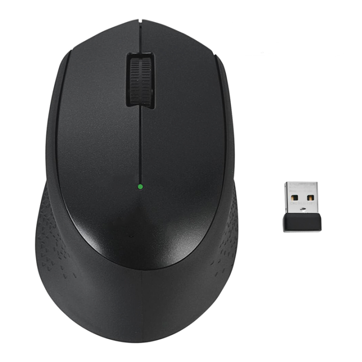NEW Silent Wireless Mouse with 2.4GHz High-Quality Optical Ergonomic PC ...