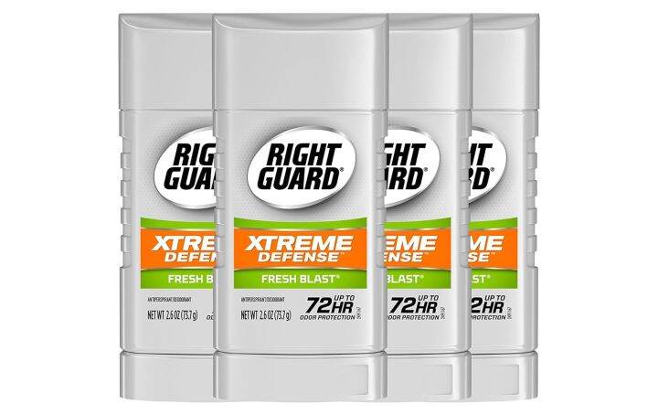 Right Guard Xtreme Defense Antiperspirant Deodorant Invisible Solid ...