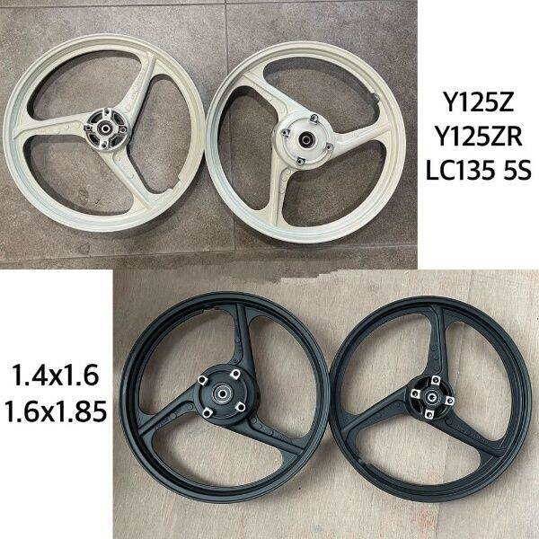 SPORT RIM YAMAHA Y125Z Y125ZR Y125 125Z 125ZR LC135 5S 3 BATANG FULL CHOP ENKEI SUSU PUTIH MATT ...