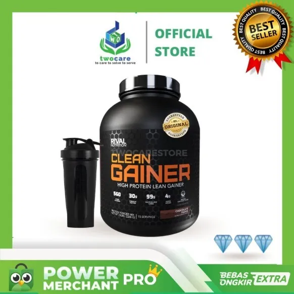 Mass Gainer Rival Nutrition Clean Gainer 5 lbs High Protein Lean Gain ...