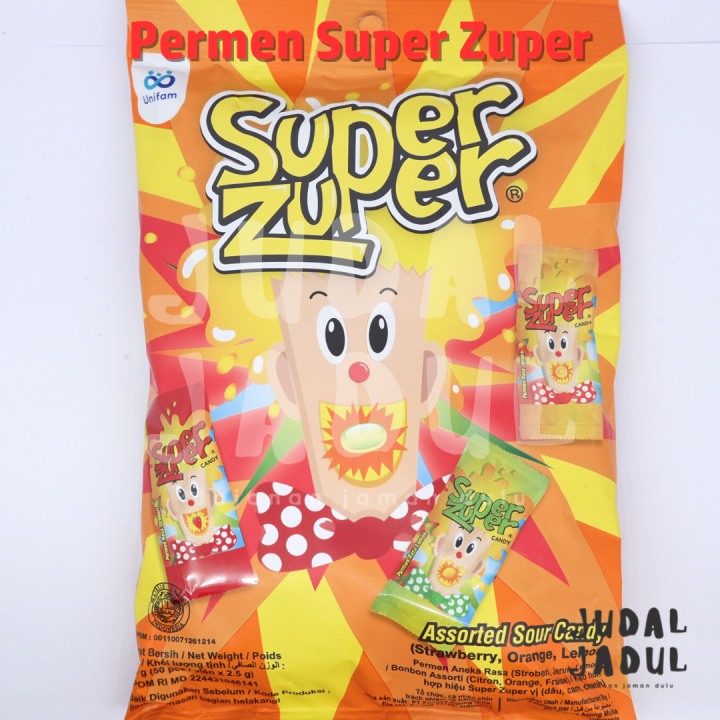 Permen super zuper 125gr x 50pcs By JudalJadul | Lazada Indonesia