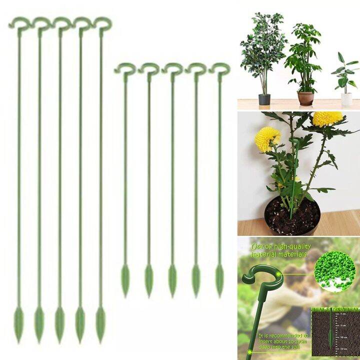 【OURHOMESSTORE】 Bracket Trellis Phalaenopsis Rod Plant Support Plastic ...