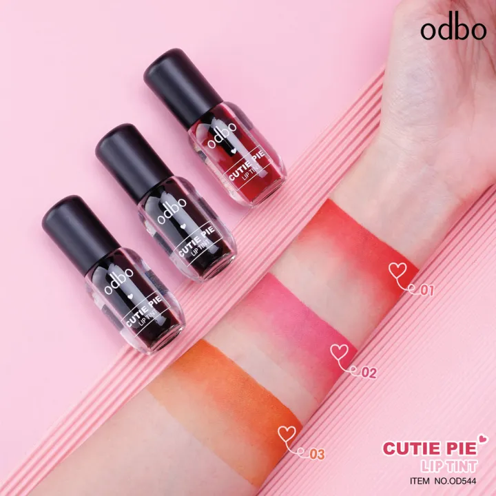 odbo Citie Pie Lip Tint 5ml ติ้นทาปาก โอดีบีโอ คิ้วตี้ พาย ลิปทิ้น OD544 | Lazada.co.th