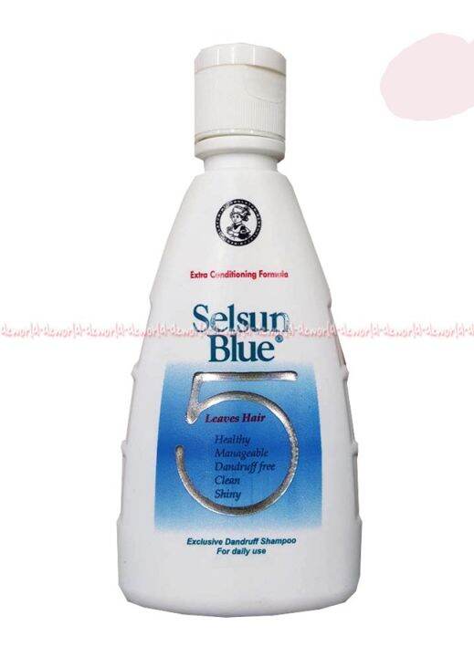 Selsun Blue 5 Biru 200ml Shampoo Ketombe Selsan Blu Putih 200 ml Sampoo ...