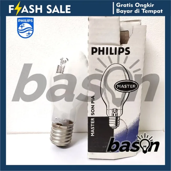 PHILIPS Master SON PIA Plus 100W E E40 - Lampu High Pressure Sodium | Lazada Indonesia