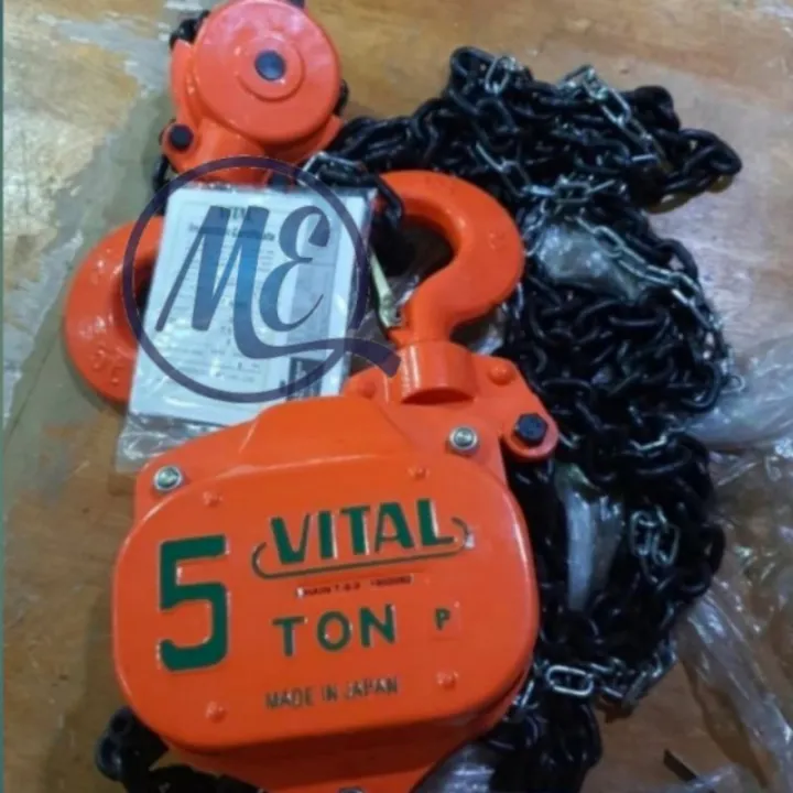 Chain Block VITAL 5 Ton x 5 Meter Quality Vital VP5 Made in Japan ...