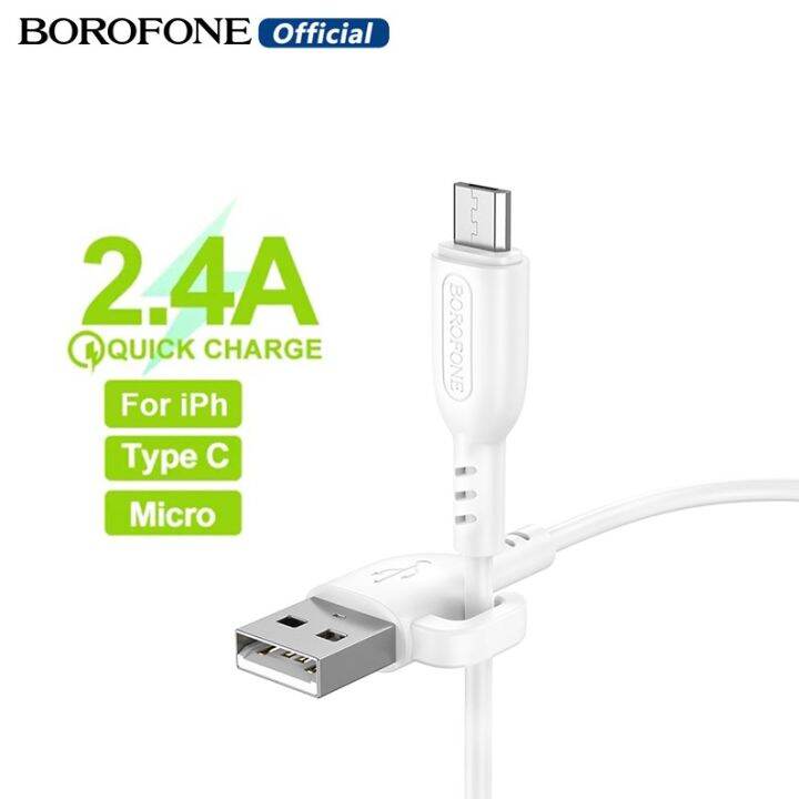 BOROFONE BX91 Type-C 3A USB Fast Charging Data Transfer Cable For Type ...