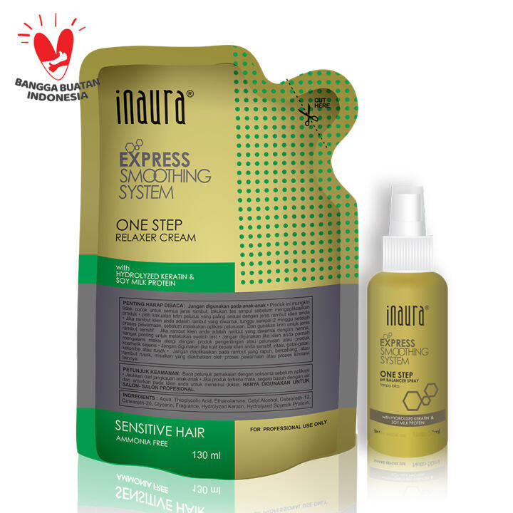 Inaura One Step Express Smoothing System Sensitive Hair | Lazada Indonesia