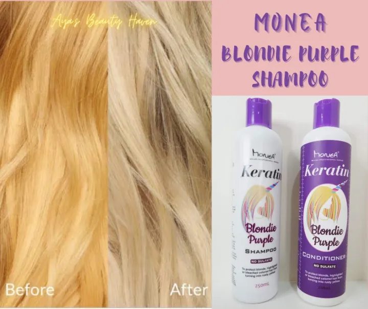 Monea Keratin Blondie Purple Shampoo 250ml | Lazada PH