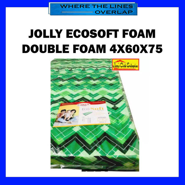 JOLLY ECOSOFT FOAM / QUEEN SIZE FOAM 4X60X75 | Lazada PH