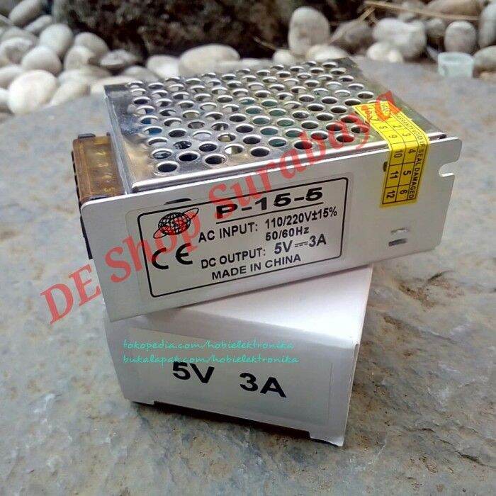 POWER SUPPLY SWITCHING 5V 3A ARDUINO LED DISPLAY HPL Stock terbatas ...