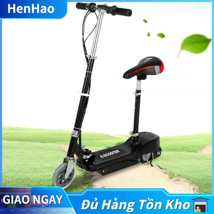 Cod Xe điện Mini Phiên Bản Cao Cấp Gấp Gọn động Cơ 120w Pin 45ah