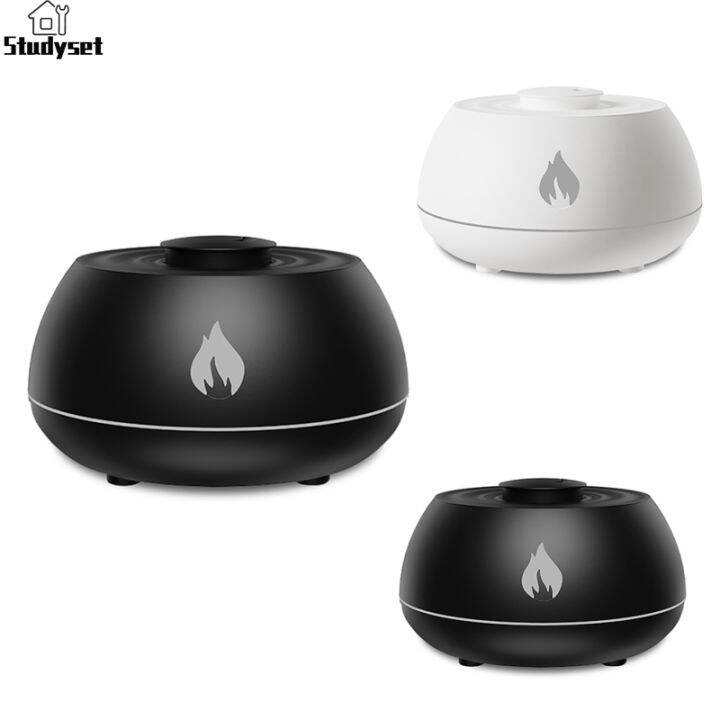 Studyset IN stock Flame Aroma Diffuser Humidifier 7 Color Night Light ...