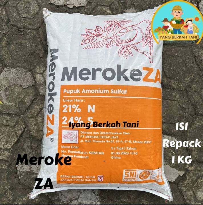 Meroke ZA 1 kg - Pupuk Amonium Sulfat Field Grade | Lazada Indonesia