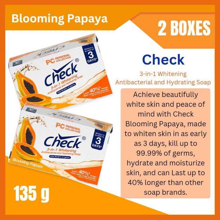 Personal Collection Check 3-in-1 Whitening Antibacterial and Hydrating ...