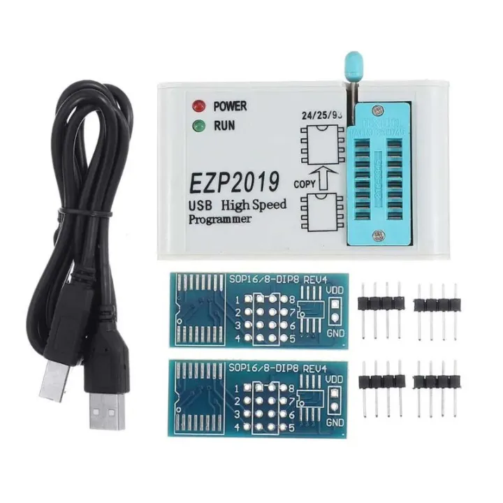 EZP2019 High Speed USB SPI Programmer Support 24 25 26 93 Series Chips ...