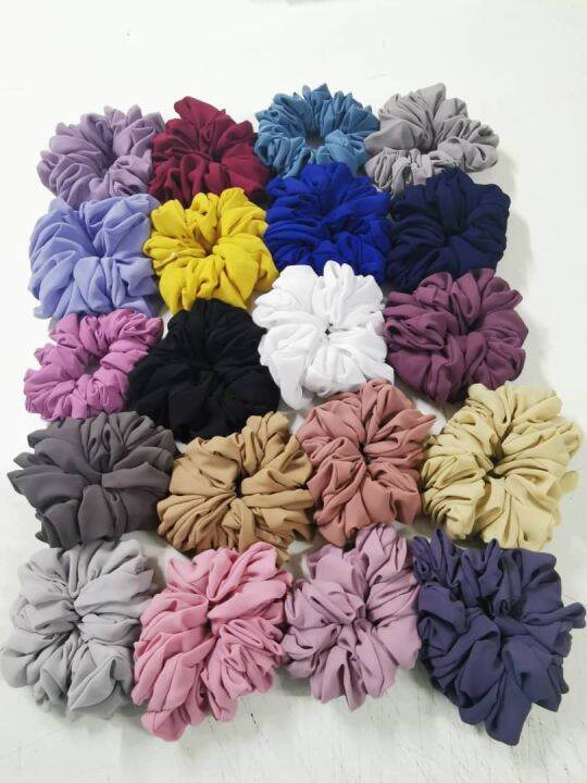 getah rambut sanggul 1 kodi (20 pieces) ready stock multicolor | Lazada