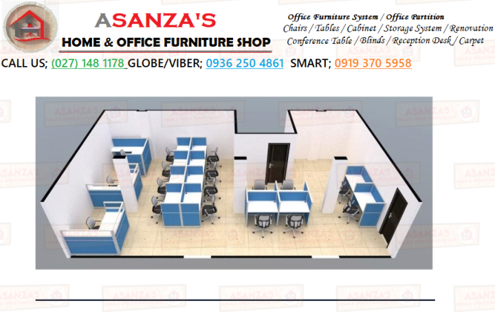 MODERN DESIGN / CUBICLE WORKSTATION / OFFICE PARTITION* | Lazada PH