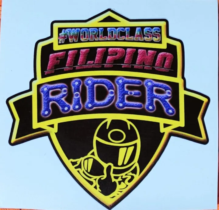 #worldclass filipino rider sticker 3.5 inches wholesale available ...