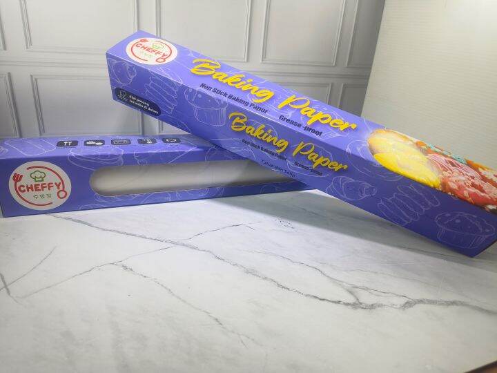Cheffy Baking Paper 30cm x 5m / Kertas Alas Roti dan Kue / Kertas ...