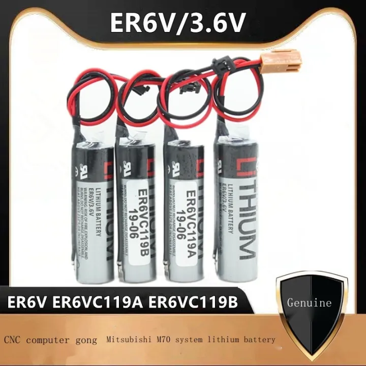 New-original New ER6V/3.6V battery ER6VC119A/ER6VC119B CNC Mitsubishi ...