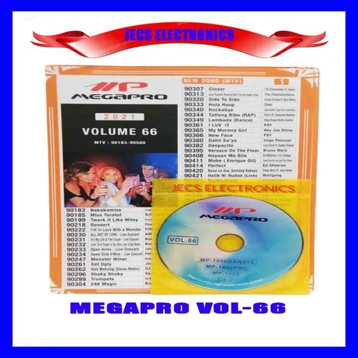 MEGAPRO 1000 LATEST CD Volume 66 | Lazada PH