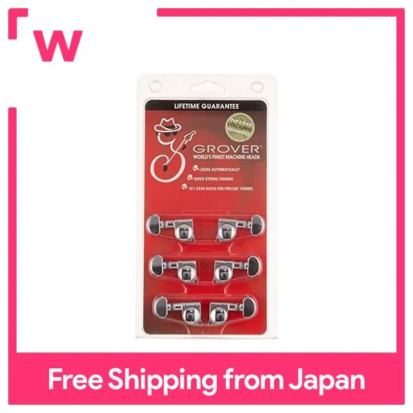 Grover 406C Rotomatic Mini 3 per Side Self Locking Machine Heads ...