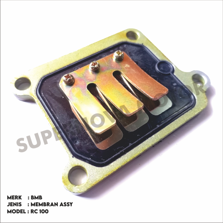 MEMBRAN ASSY KOMPLIT RC100 MEMBRAN REED VALVE UNTUK MOTOR RC 100 LOKAL ...