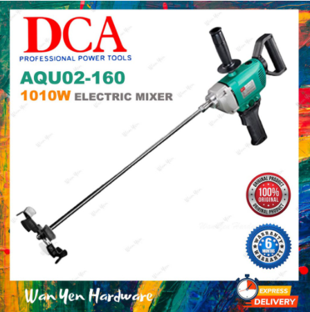 DCA AQU02-160 ELECTRIC MIXER / PAINT MIXER / COMPOUND MIXER / CEMENT ...
