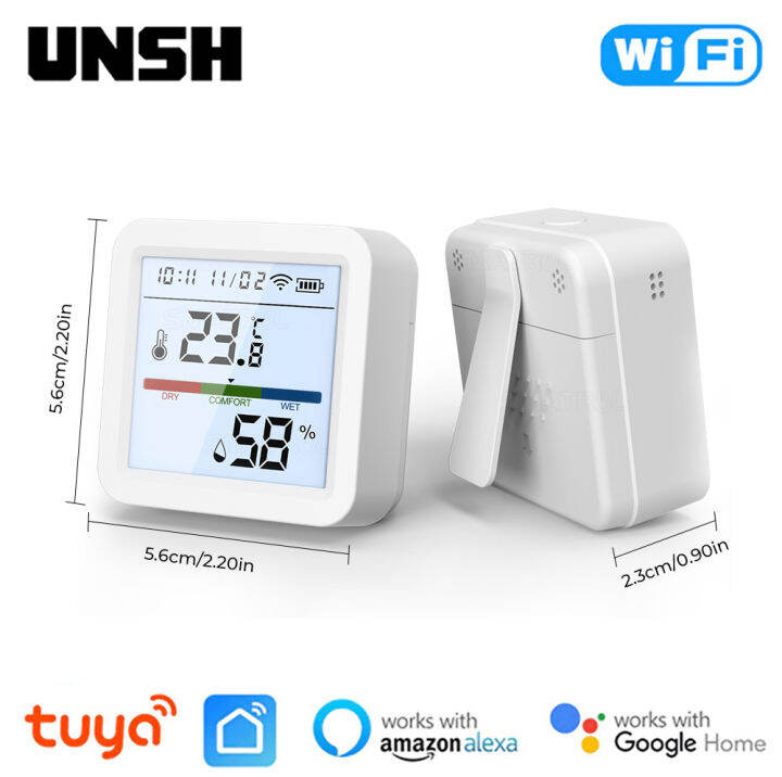Tuya Wifi Smart Temperature and Humidity Sensor with LCD Screen ...