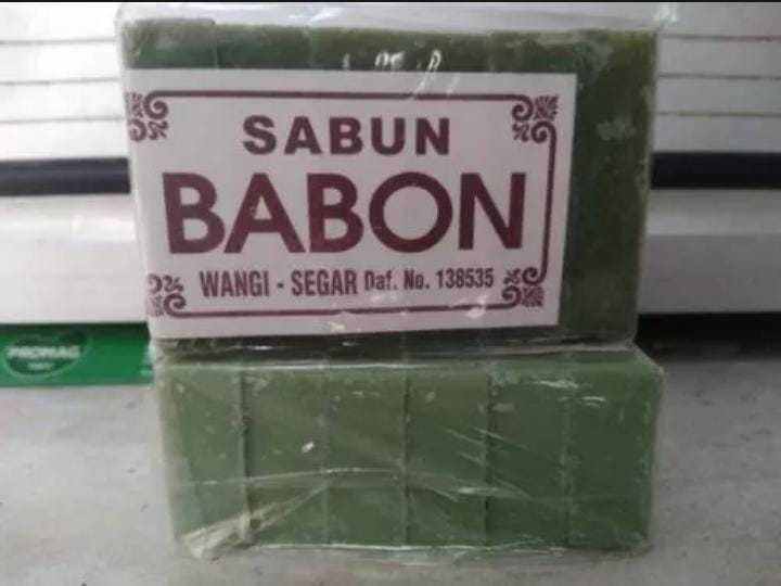 [Lebih Hemat 6 Bungkus / 36 Batang] Sabun BABON MADURA| Sabun Hijau ...