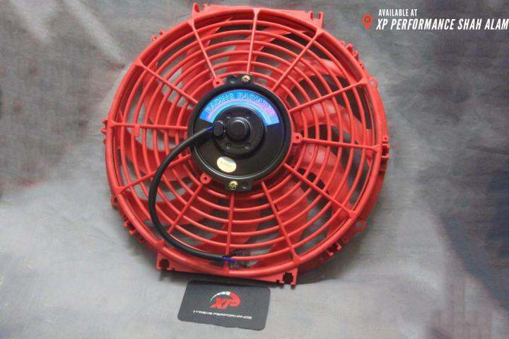 KIPAS AIRCOND RADIATOR FAN 12 INCH 12V SARD RED 2 WAY | Lazada