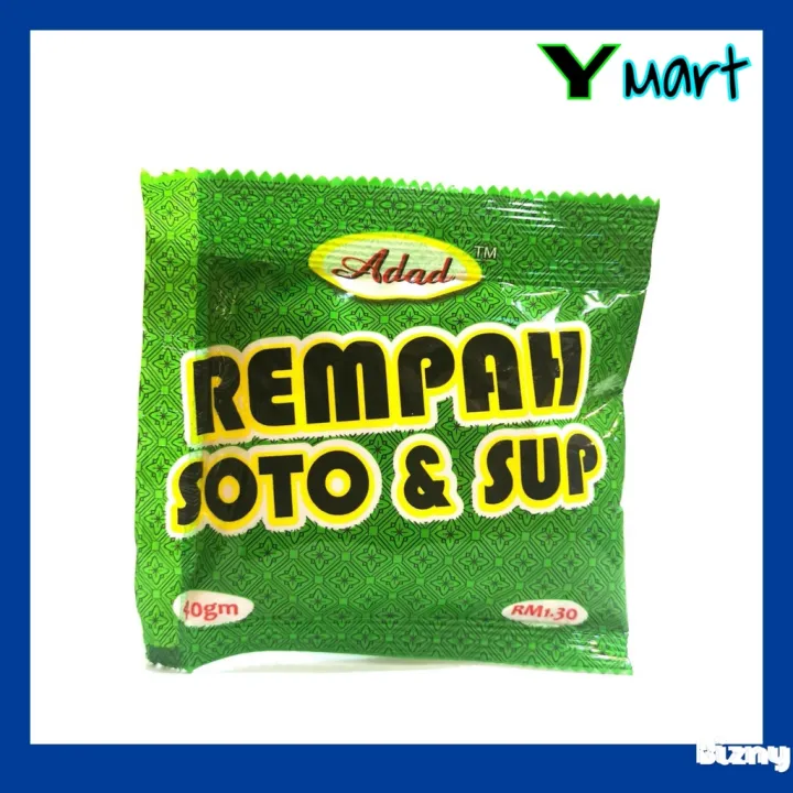 YMART Adad Rempah Soto & Sup 40gm Soto Soup Powder | Lazada