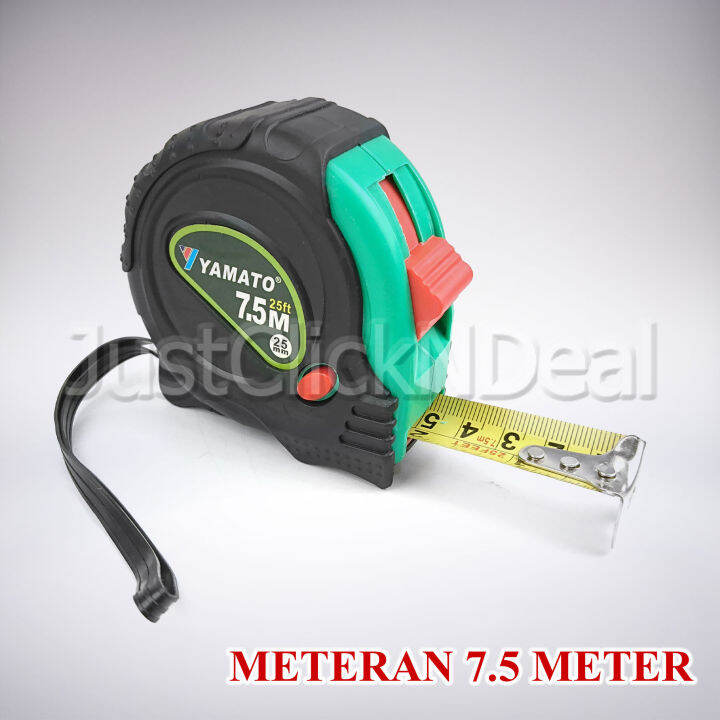 Yamato Meteran 7.5 meter Measuring Tape | Lazada Indonesia