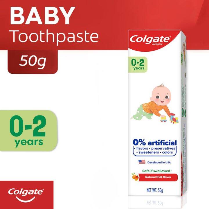COLGATE Toothpaste Kids From 0-2 Years 50g | Lazada PH