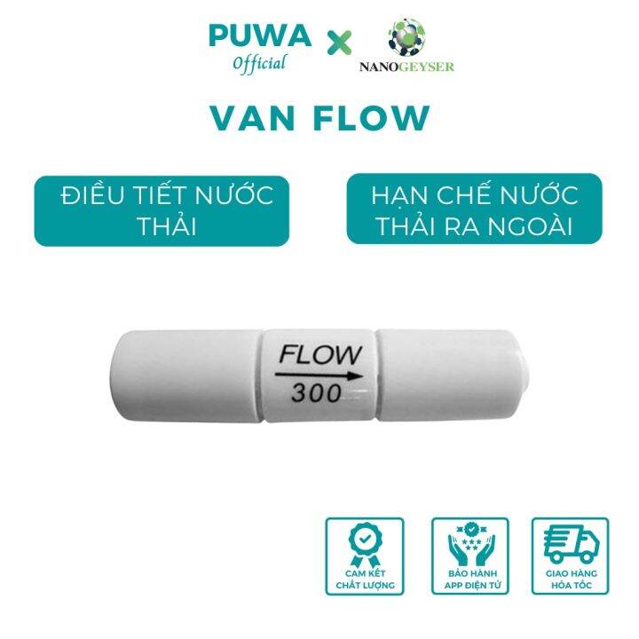 Van flow máy lọc nước nối nhanh dùng cho máy RO, van điều tiết nước ...