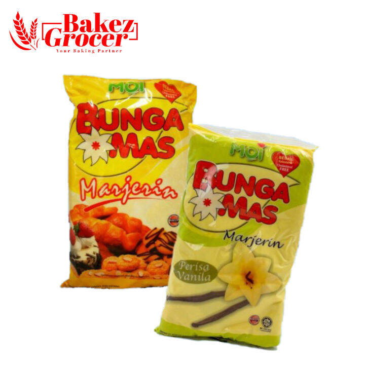 Bunga Mas Marjerin Original/Vanilla 1kg | Lazada