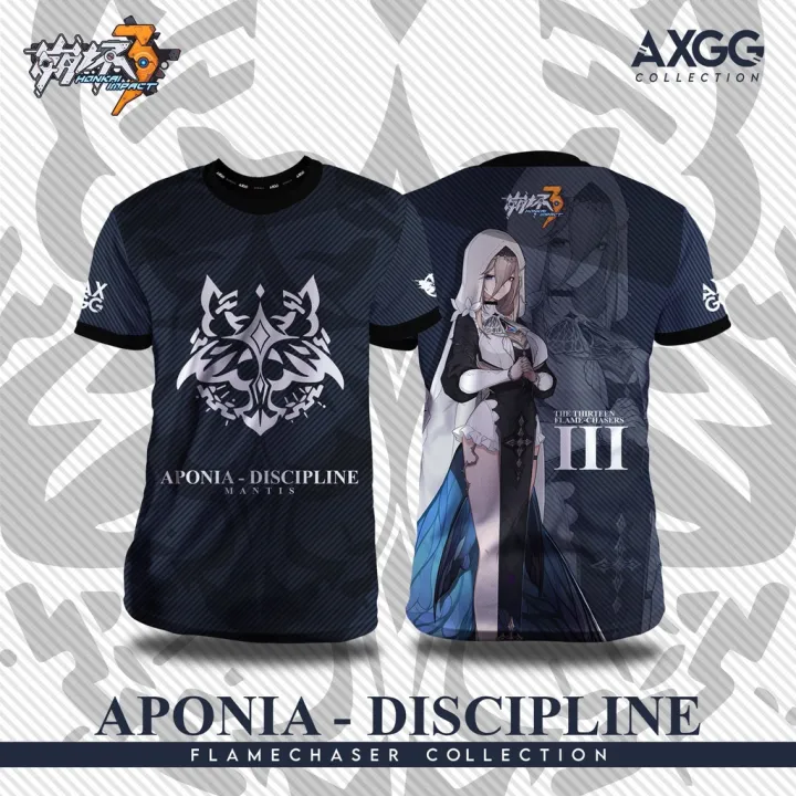 2022 AXGG ' Honkai Impact Flamechasers Collection ' Gaming Shirt ...