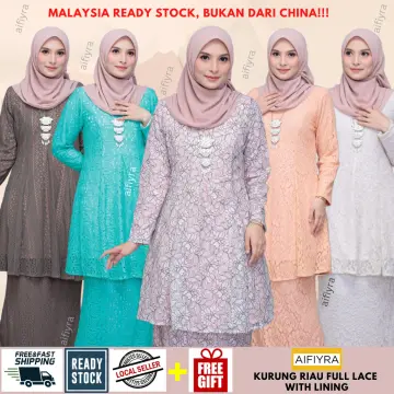 Fesyen Baju Kurung Moden Terkini Warna Putih