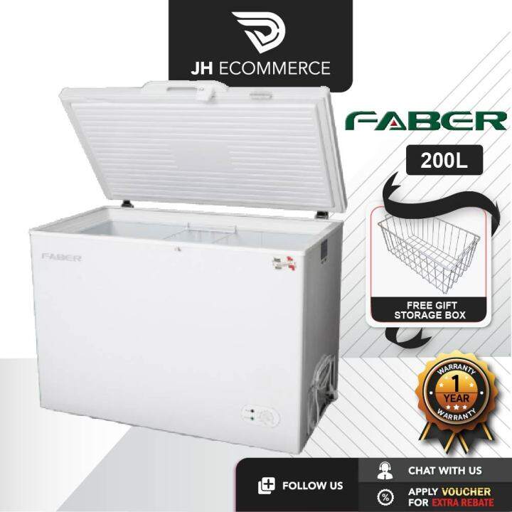 Faber 200L Duo Function Chest Freezer FZ-F228(N) | Peti Beku | Lazada
