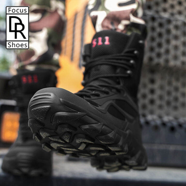 D-R (In Stock) Sport Army Men's 511 Tactical Boots Outdoor Hiking High ...