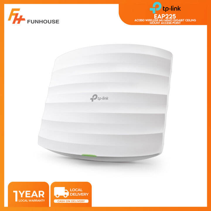 EAP225 TP-Link AC1350 Wireless Dual Band Gigabit Ceiling Mount Access ...