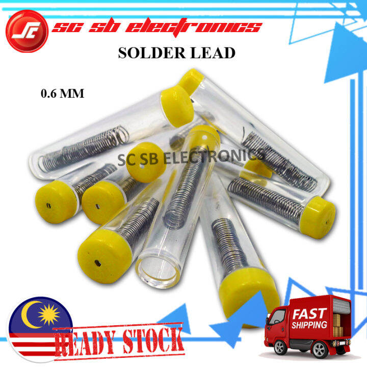SOLDER TUBE / SOLDER LEAD / SOLDERING WIRE 0.6MM | Lazada