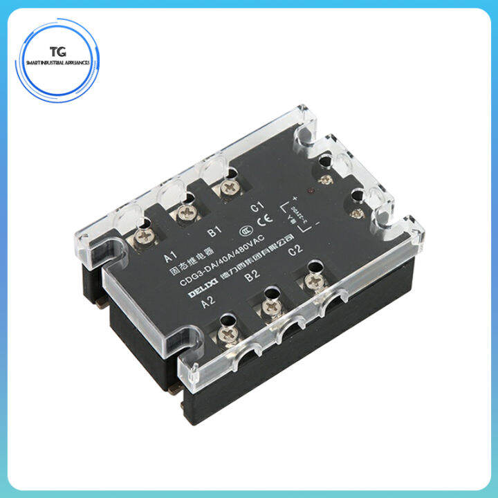 CDG3-AA Series 20A/25A DELIXI Three-Phase Solid State Relay AC Control ...